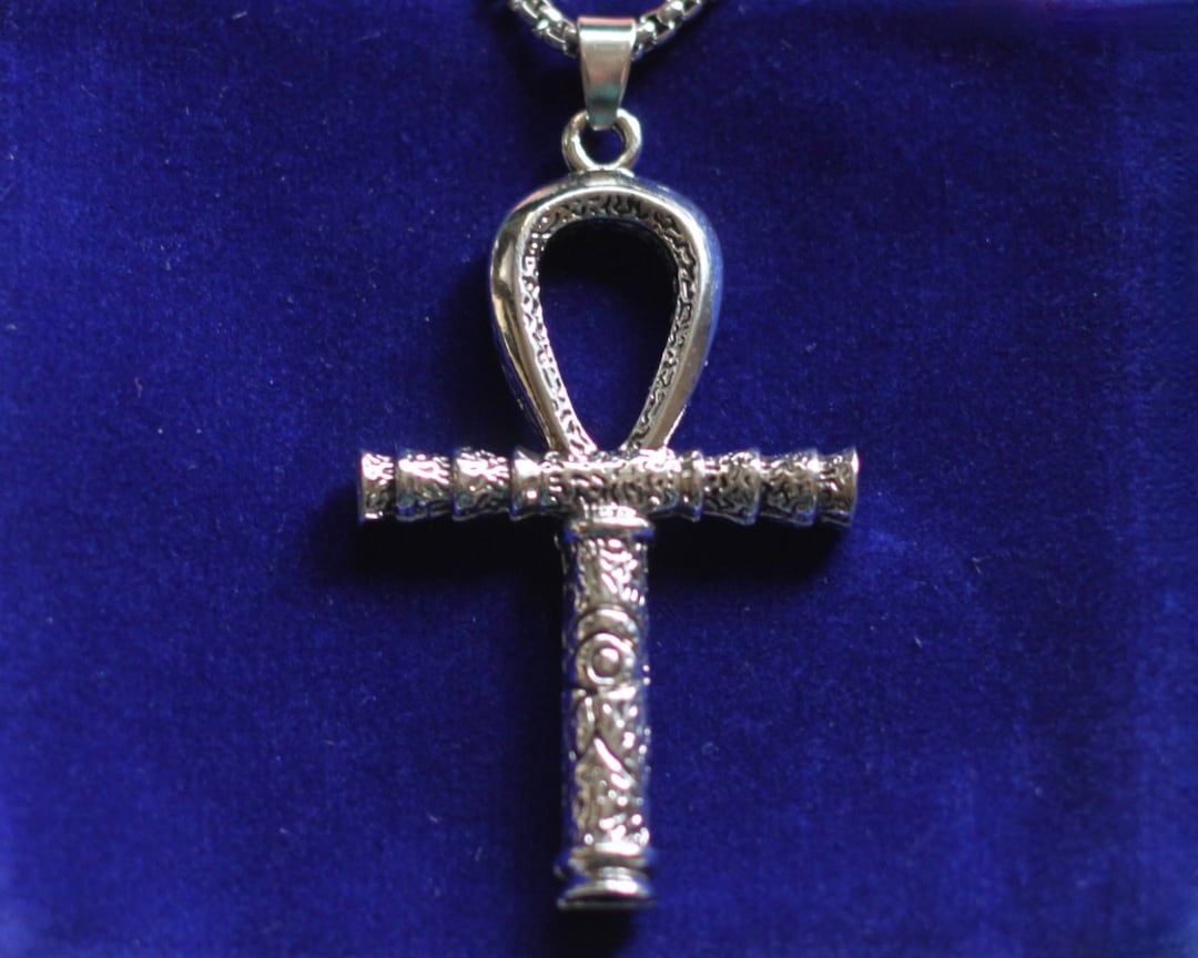 Egyptian Ankh Cross Key of Life Pendant Necklace With Gift - Etsy