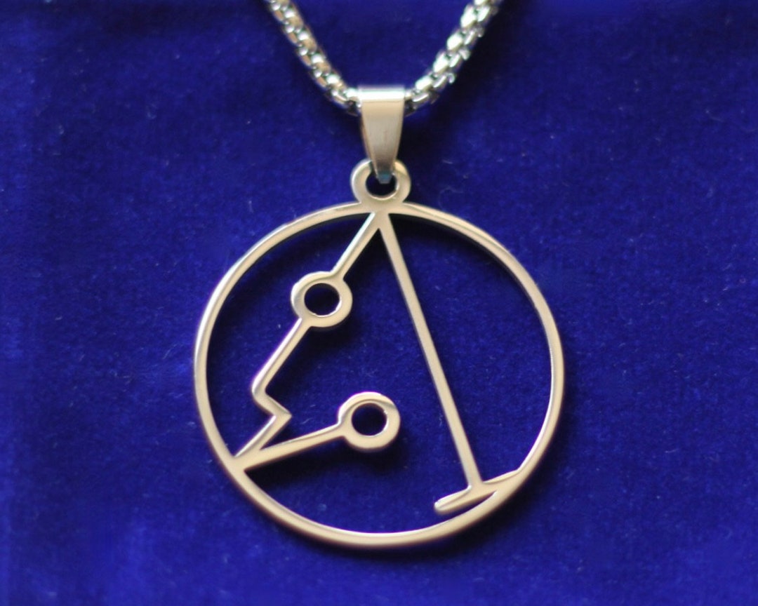 Archangel Metatron Sigil Pendant Necklace With Gift Pouch - Etsy Canada