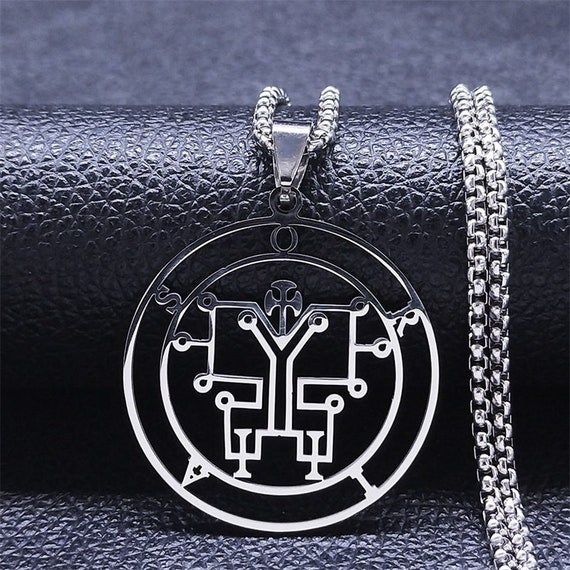Orias Sigil Goetia Solomon Demon Seal Pendant Necklace With - Etsy Israel