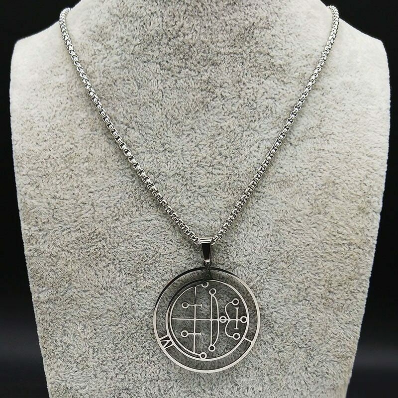 Aim Sigil Goetia Solomon Demon Seal Pendant Necklace With Gift | Etsy