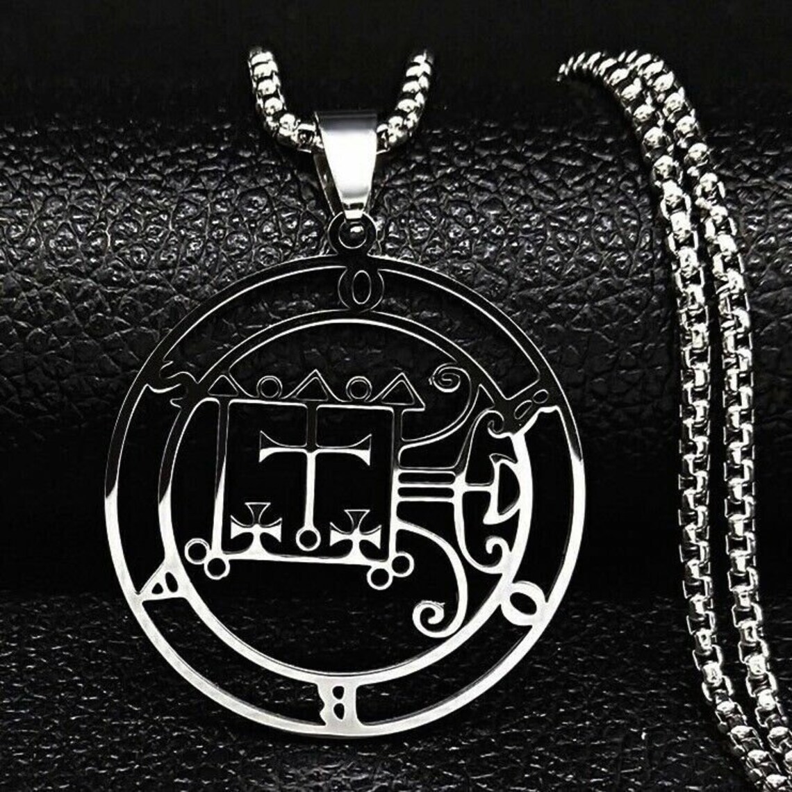 Orobas Sigil Goetia Solomon Demon Seal Pendant Necklace With | Etsy