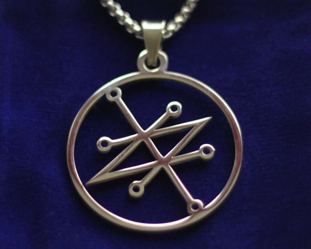 Azazel Sigil Goetia Solomon Demon Seal Pendant Necklace With Gift Pouch ...