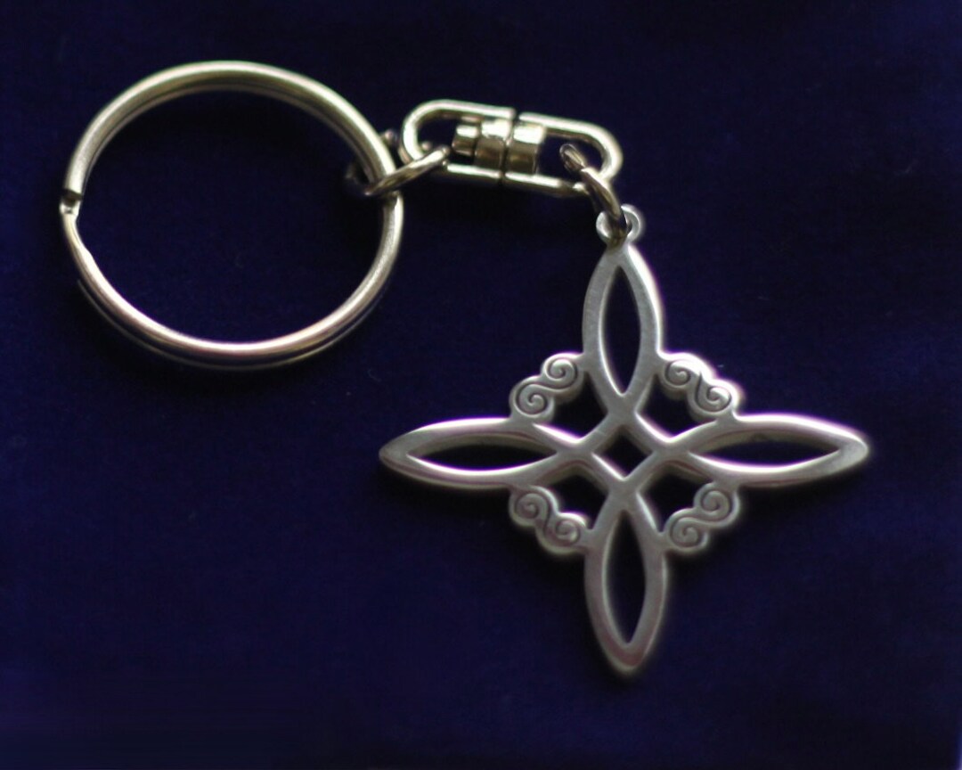 Witch Knot Keyring With Gift Pouch - Etsy