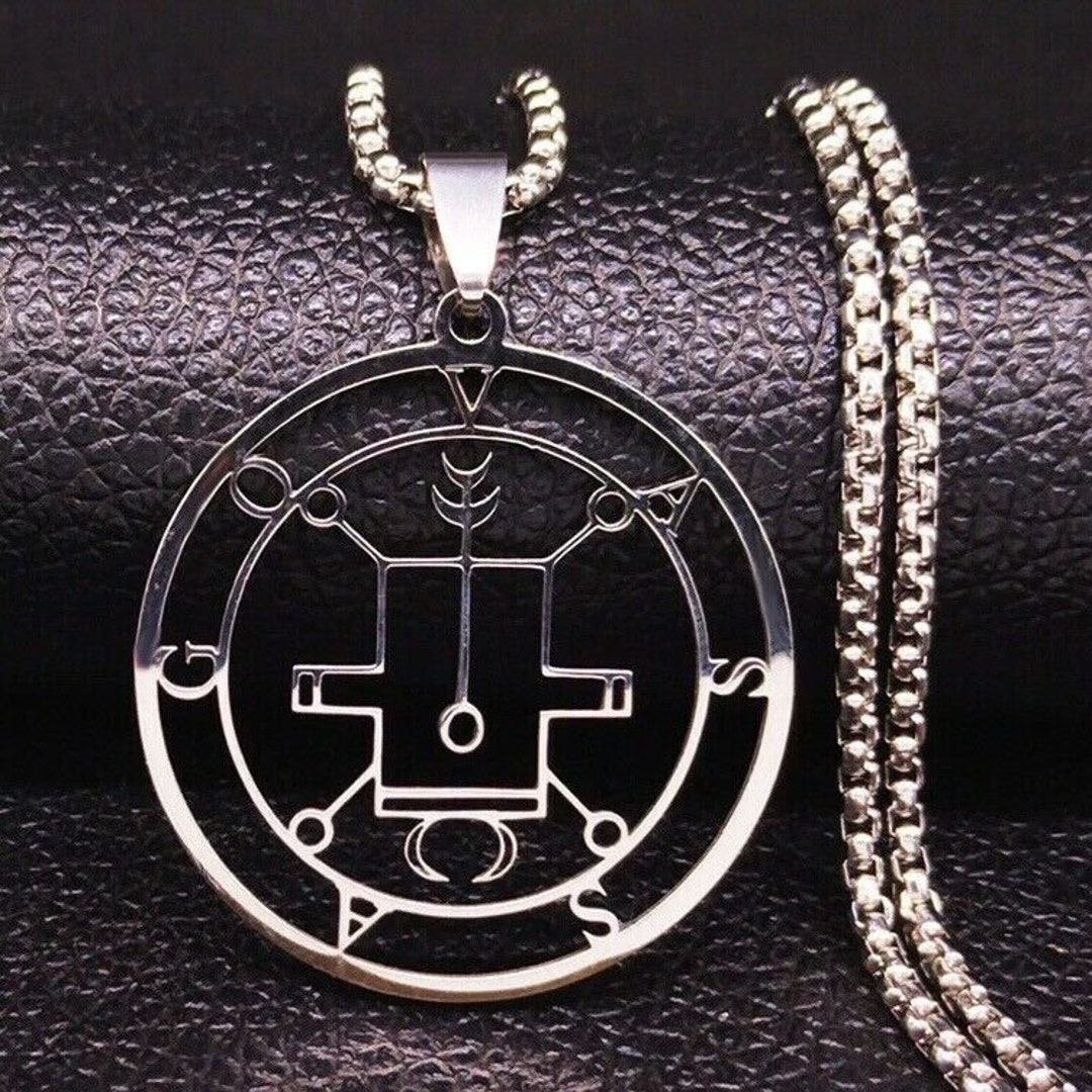 Vassago Sigil Goetia Solomon Demon Seal Pendant Necklace With Gift ...