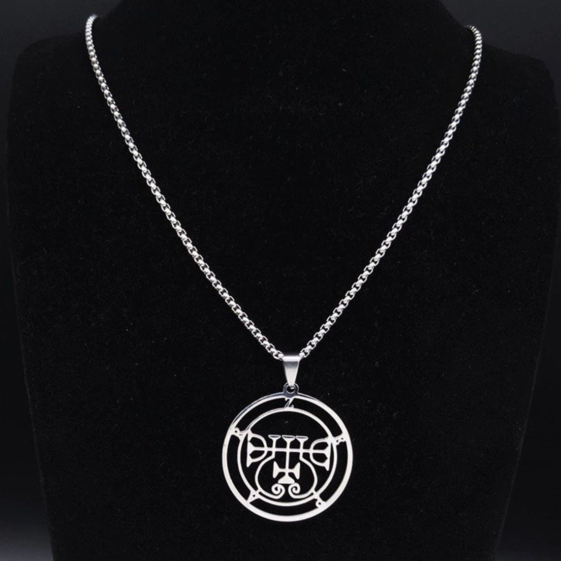 Zepar Sigil Goetia Solomon Demon Seal Pendant Necklace With - Etsy