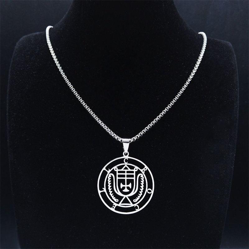 Crocell Sigil Goetia Solomon Demon Seal Pendant Necklace With - Etsy UK