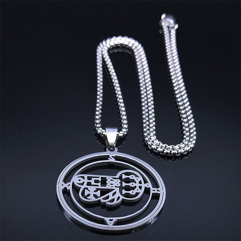 Shax Sigil Goetia Solomon Demon Seal Pendant Necklace With - Etsy Israel