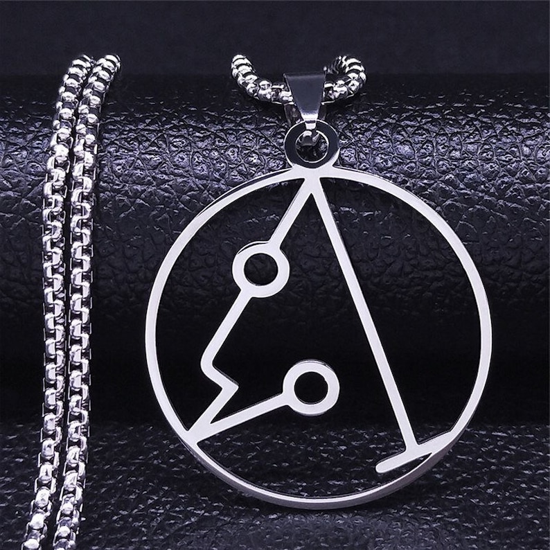 Archangel Metatron Sigil Pendant Necklace With Gift Pouch - Etsy