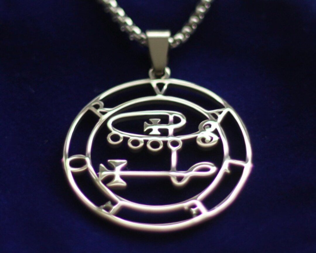 Valefor Sigil Goetia Solomon Demon Seal Pendant Necklace With Gift ...