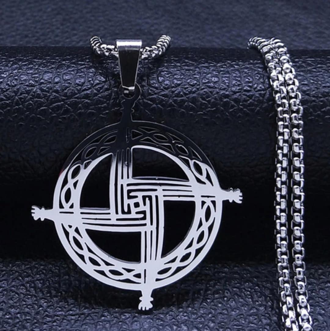 Brigid's Cross Pendant Necklace With Gift Pouch - Etsy