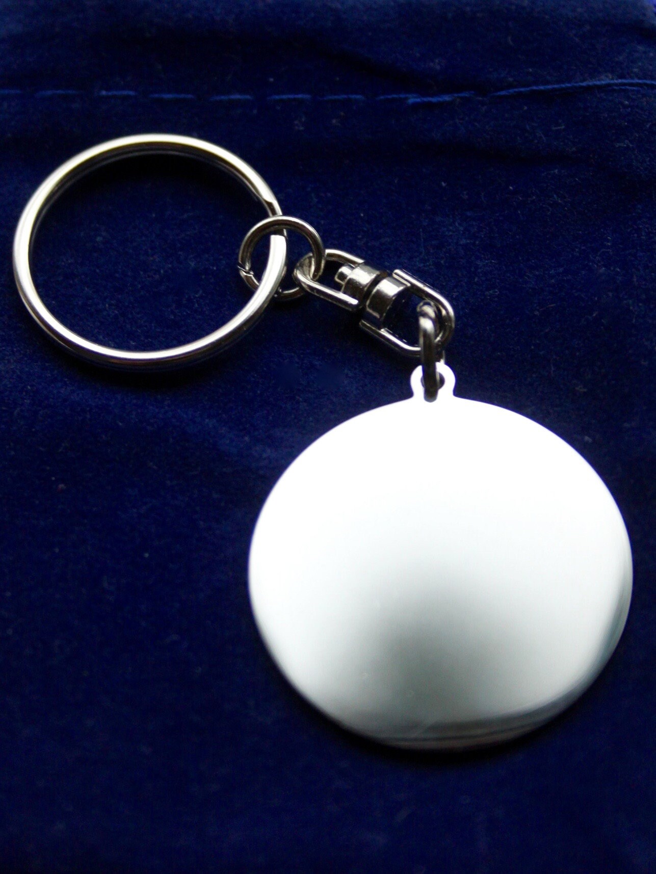 Stainless Steel Lotus Flower Keyring With Gift Pouch - Etsy