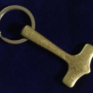 Mjolnir Thor Hammer Viking Keyring With Gift Pouch - Etsy