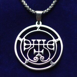Zepar Sigil Goetia Solomon Demon Seal Pendant Necklace With Gift Pouch ...