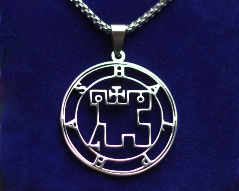 Halphas Sigil Goetia Solomon Demon Seal Pendant Necklace With Gift ...