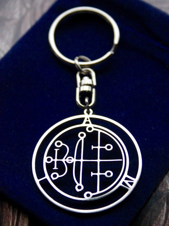 Double-sided Stainless Steel Aim Sigil Goetia Solomon Demon | Etsy