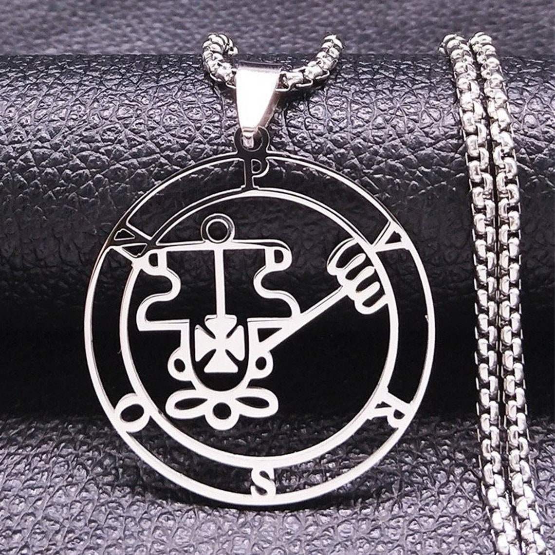 Purson Sigil Goetia Solomon Demon Seal Pendant Necklace With - Etsy