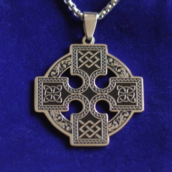 Solar Cross Pendant - Etsy
