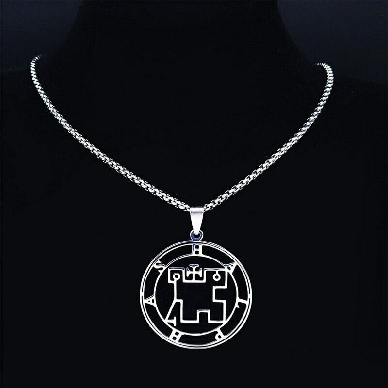 Halphas Sigil Goetia Solomon Demon Seal Pendant Necklace With - Etsy ...