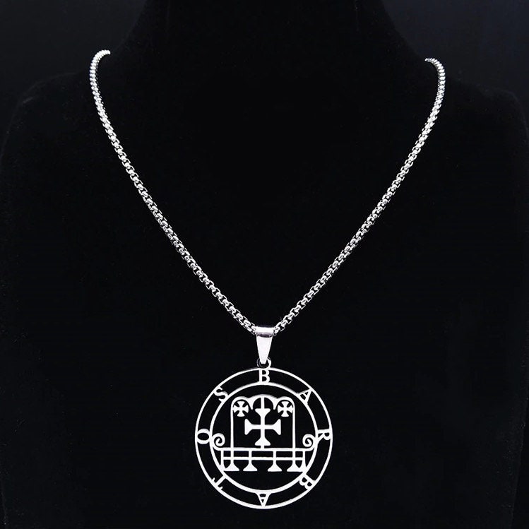Barbatos Sigil Goetia Solomon Demon Seal Pendant Necklace With - Etsy ...
