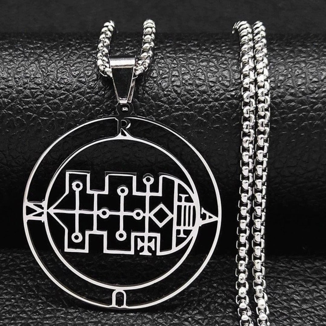 Raum Sigil Goetia Solomon Demon Seal Pendant Necklace With - Etsy