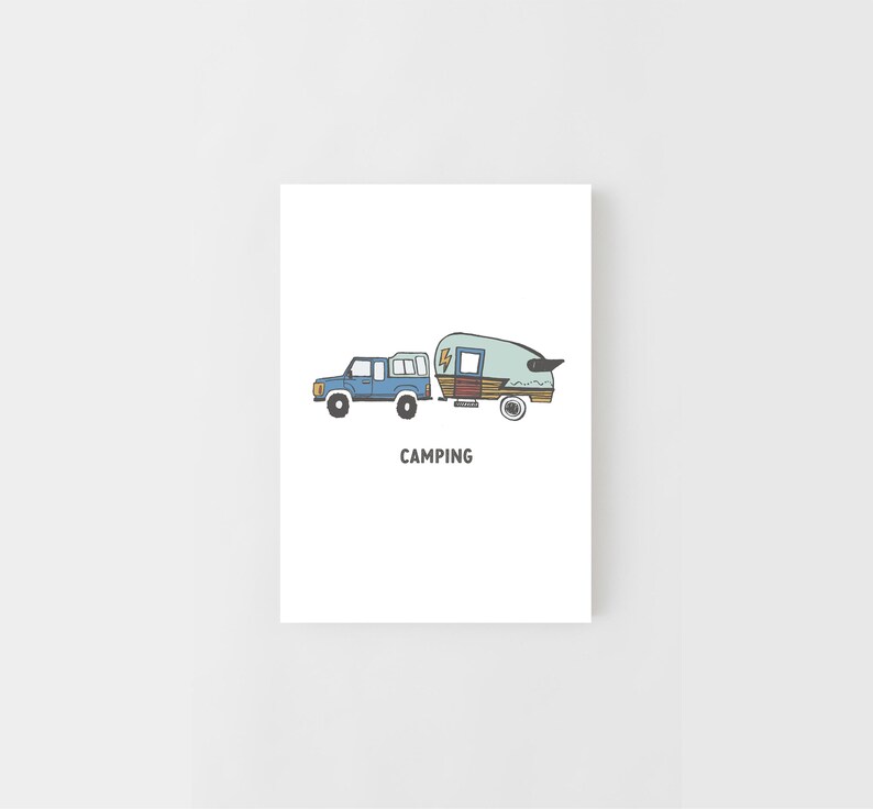 Map 'vanlife' | Caravan - Etsy