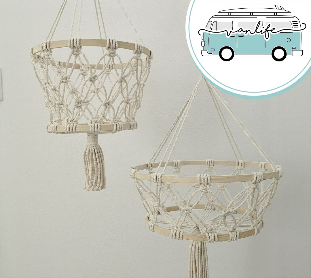 Vanlife | Camper Fruit Baskets | Macrame Basket - Etsy
