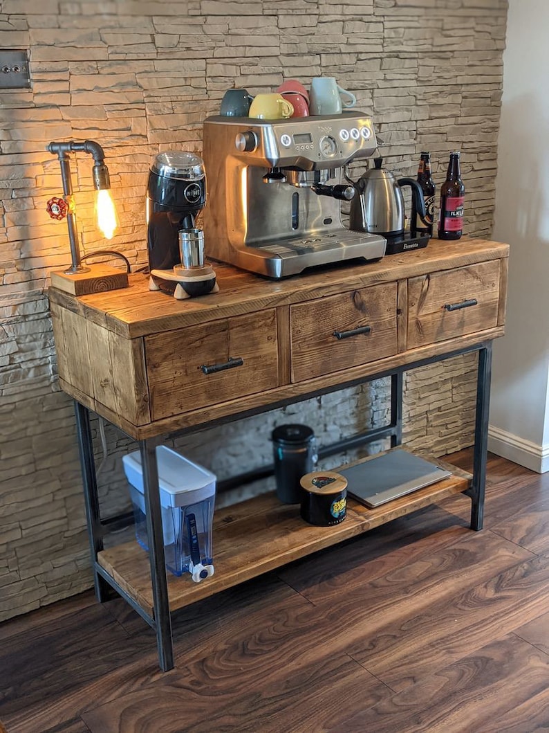 Three Drawer Console Unit - Etsy UK