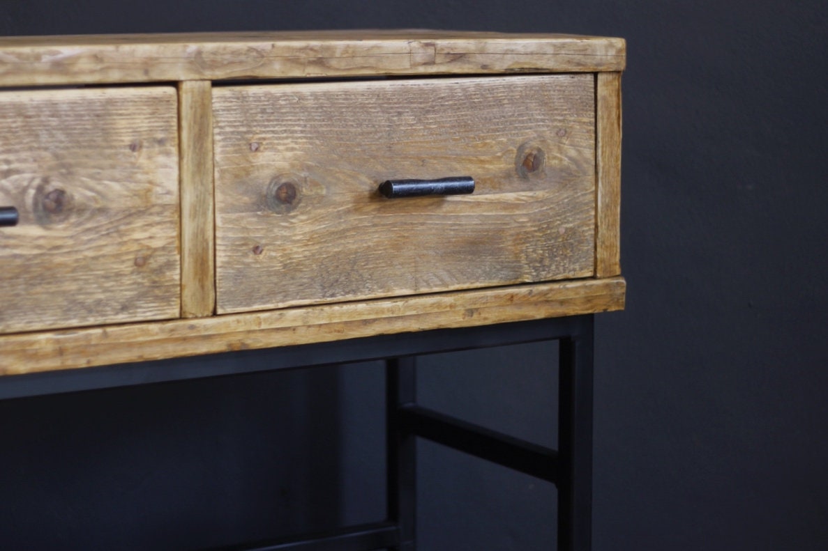 Three Drawer Console Unit - Etsy UK