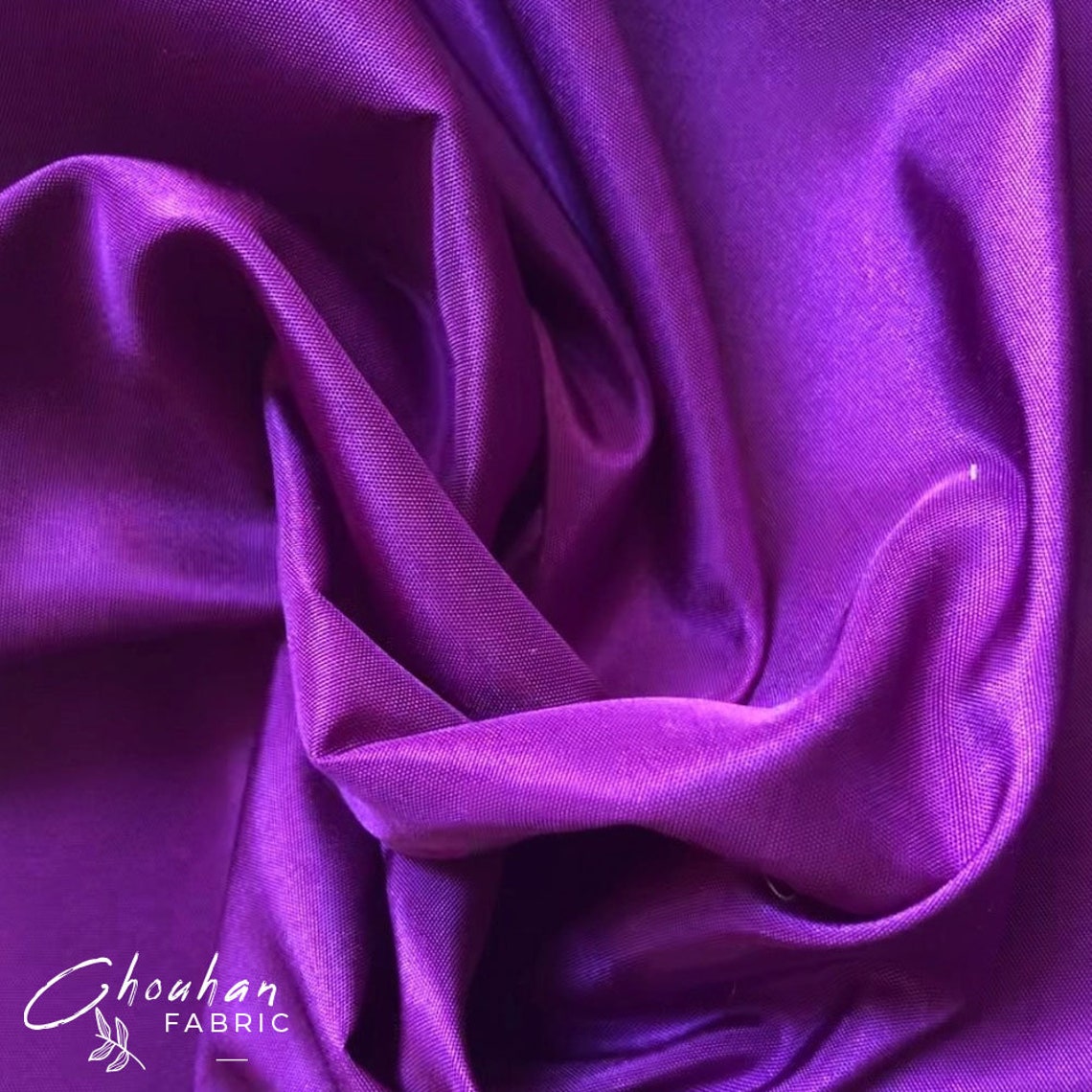 20 Colors Taffeta, Plain Taffeta, Silk Fabric, Gown Taffeta Fabric ...