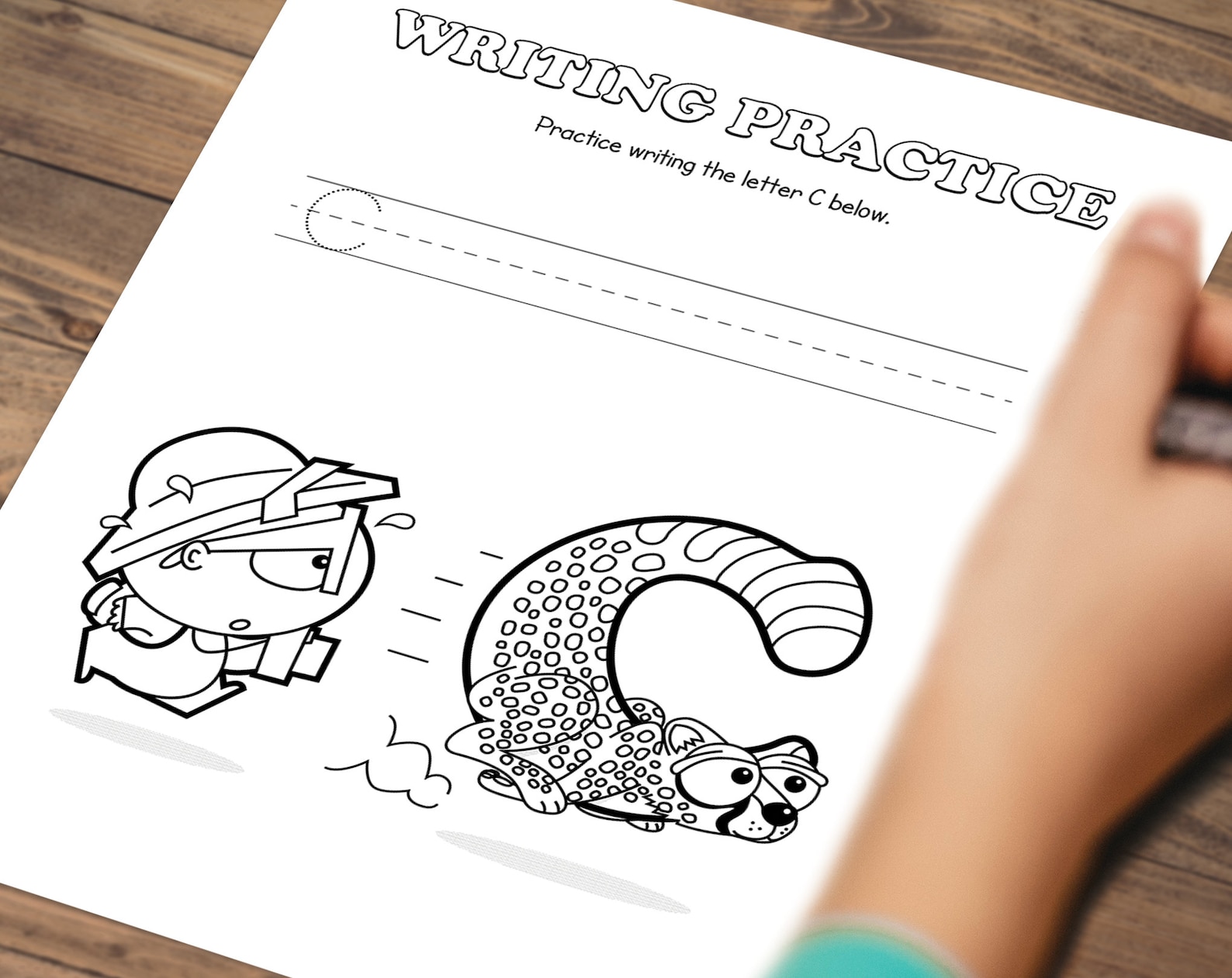 Alphabetimals™ Letter Tracing & Coloring – 26 Printable Animal ABC ...