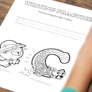 Alphabetimals™ Letter Tracing & Coloring – 26 Printable Animal ABC ...