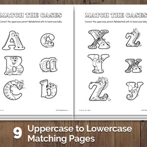 Alphabetimals™ Matching & Mazes Pack - 100+ Printable Animal ABC ...