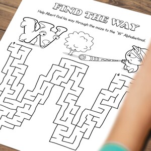 Alphabetimals™ Letter-shaped Mazes – 26 Printable Animal ABC Activities ...