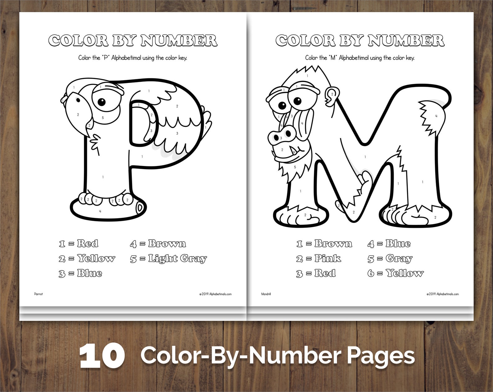 Alphabetimals™ HUGE Alphabet Fun Pack - 200+ Printable Animal ABC ...