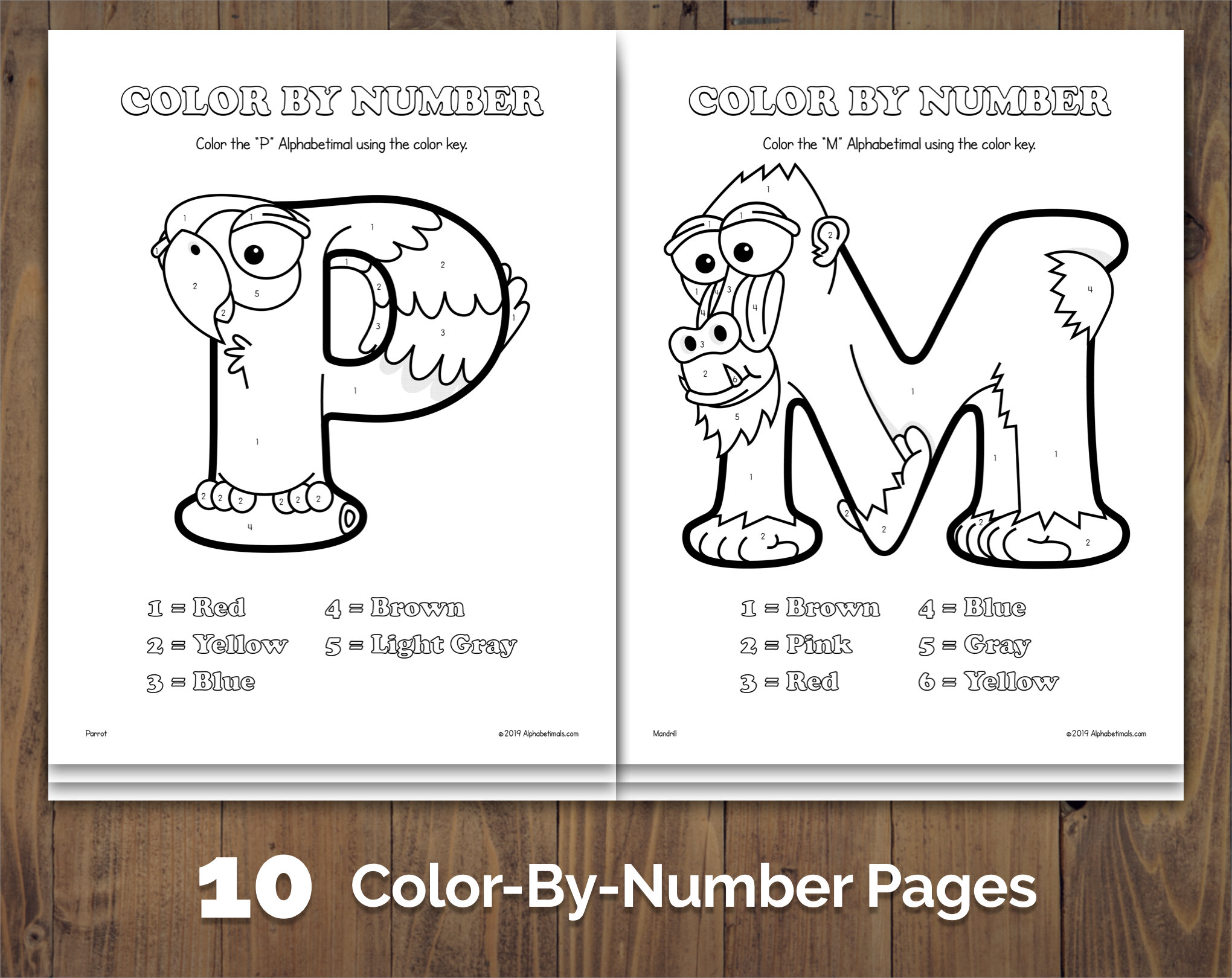 Alphabetimals ABC Activity Pack – 200+ Printable Worksheets (PDF ...