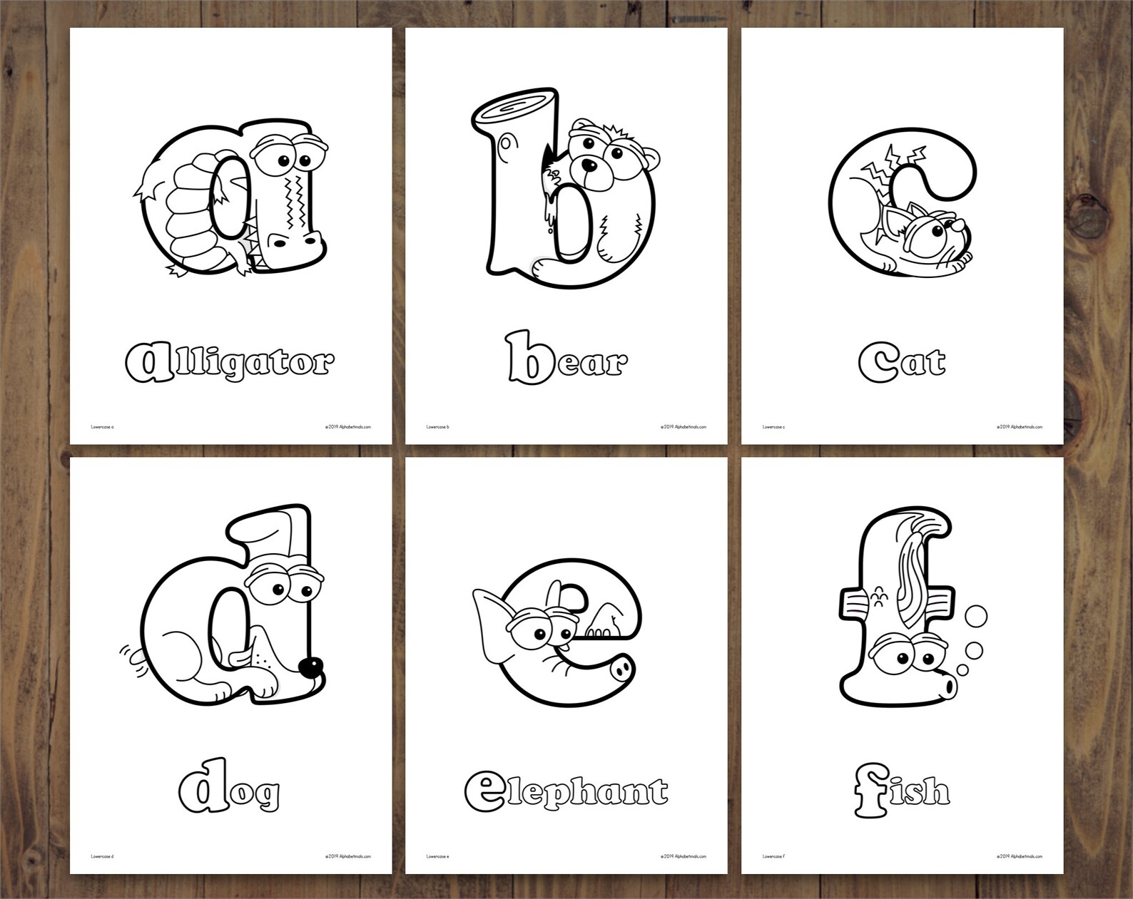 Alphabetimals™ Uppercase & Lowercase Babies! - 52+ Printable Aa-zz ...