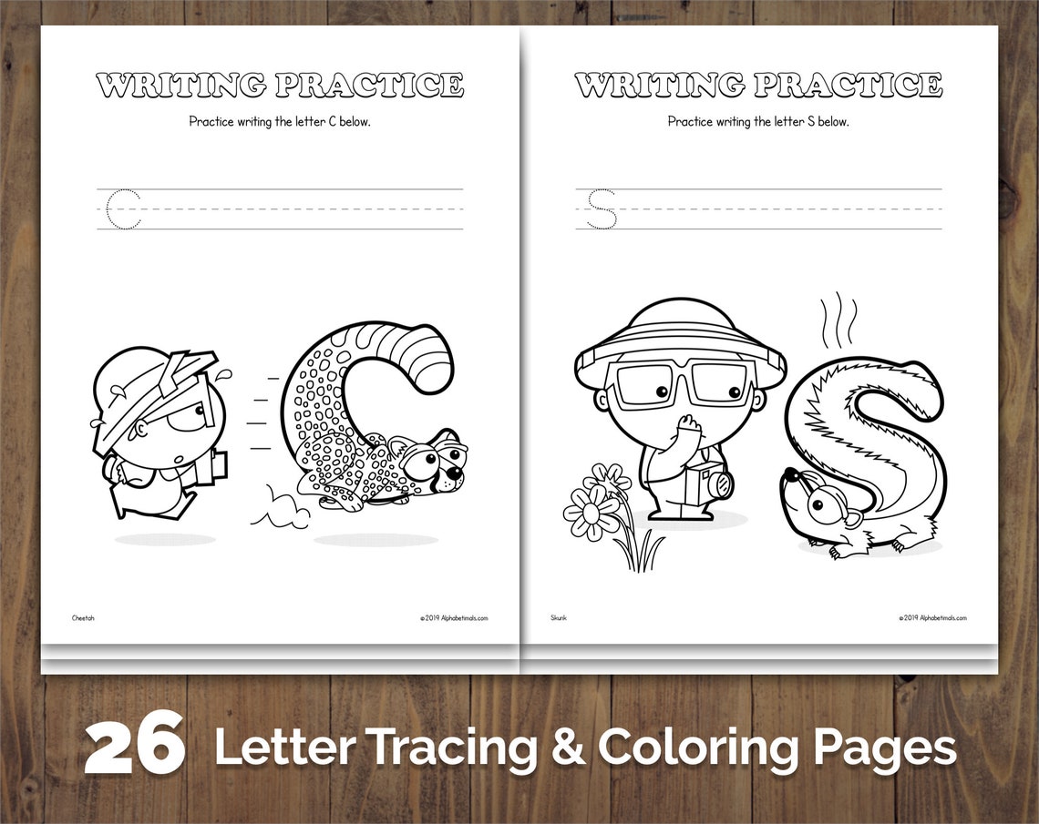 Alphabetimals™ HUGE Alphabet Fun Pack - 200+ Printable Animal ABC ...