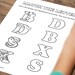 Alphabetimals™ Letter Shape Matching – 26 Printable Animal ABC ...