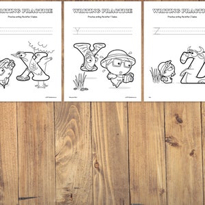 Alphabetimals™ Letter Tracing & Coloring – 26 Printable Animal ABC ...