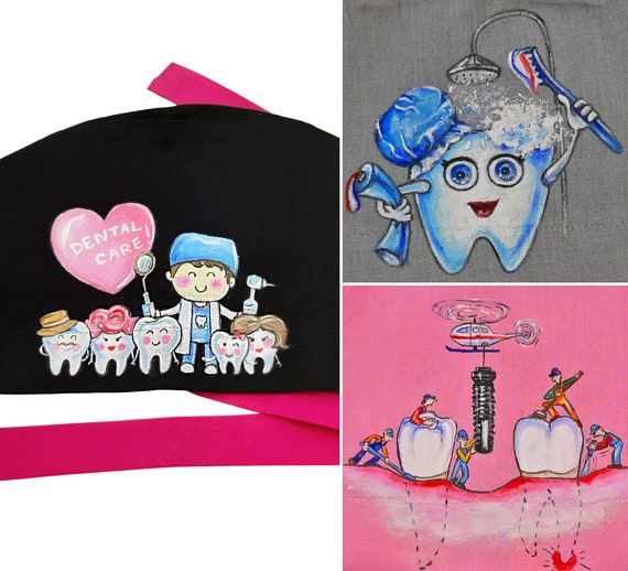 Dentist Scrub Caps Dental Surgical Cap Teeth Scrub Hats - Etsy
