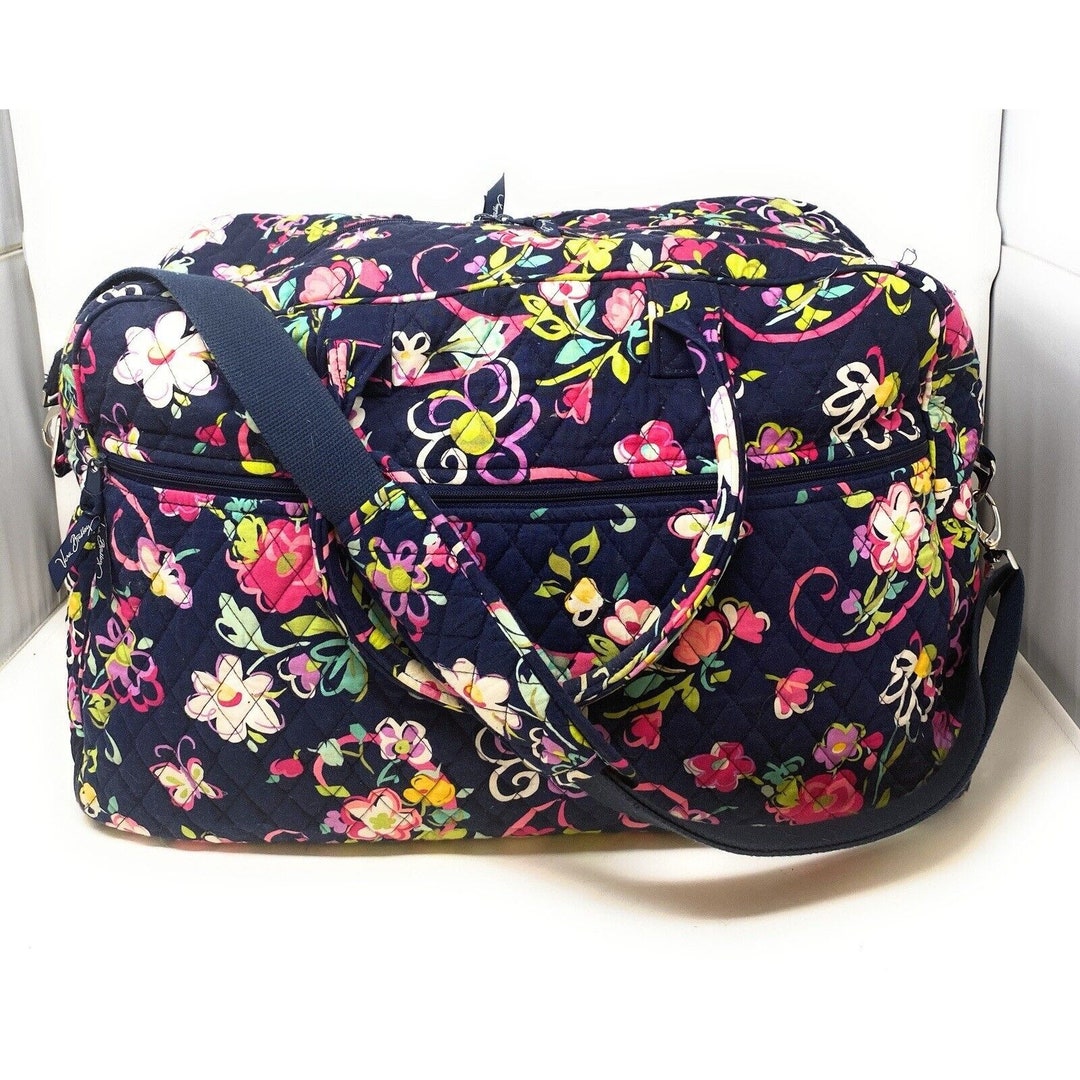 Vera Bradley Grand Weekender Travel Luggage Duffel Ribbons Bag - Etsy