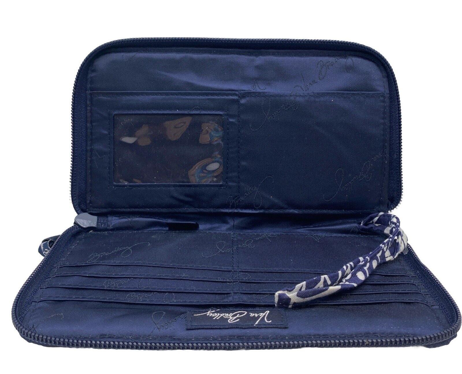 Vera Bradley Twirly Birds Navy Blue Wristlet Wallet Aprox. 7x4" - Etsy