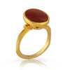 Sphinx Onyx Ring Intaglio Ring Gold Signet Ring Garnet Mens Ring Womens ...