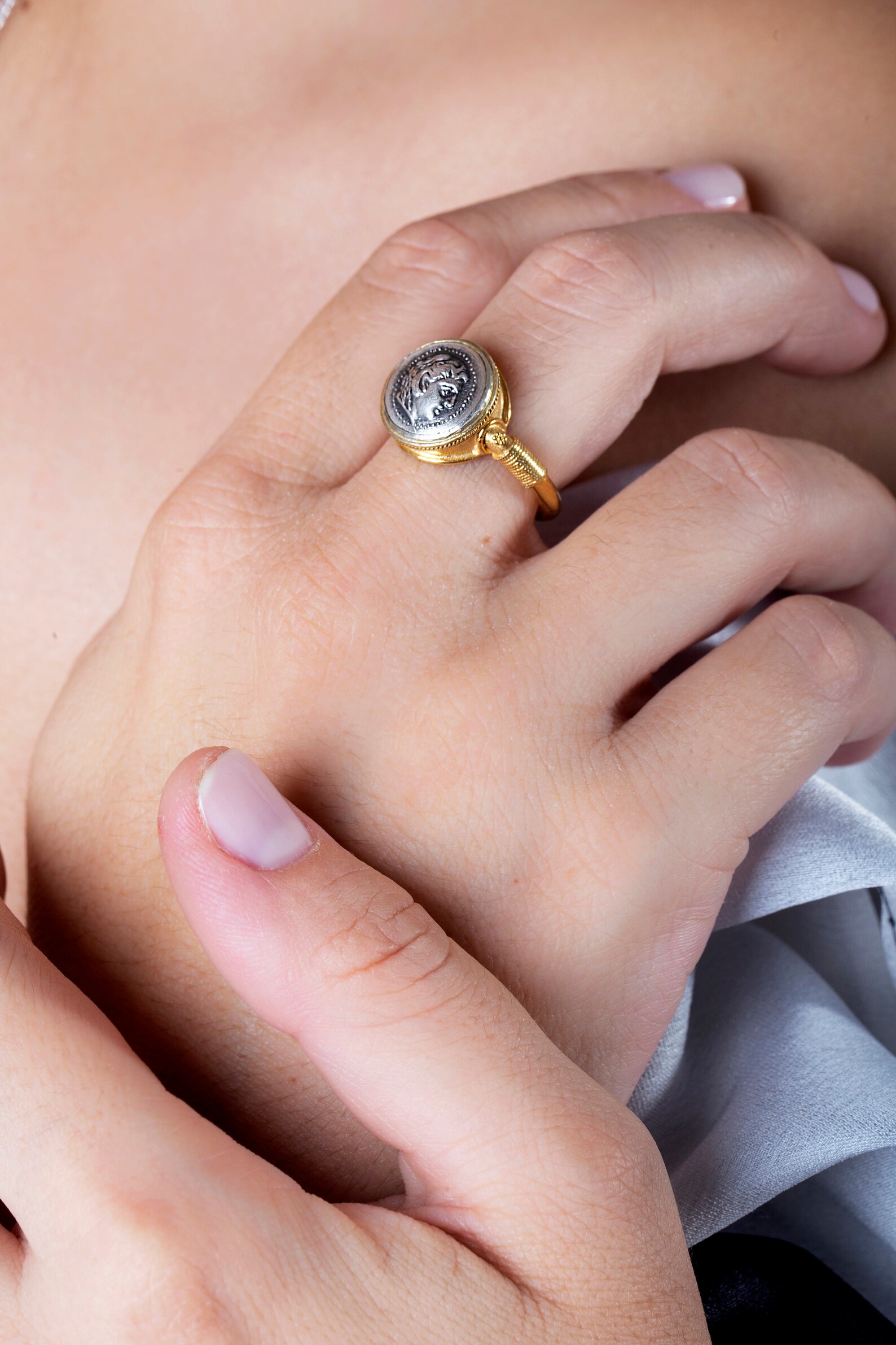 Alexander the Great Ring Silver Coin Ring Ancient Greek Ring King ...