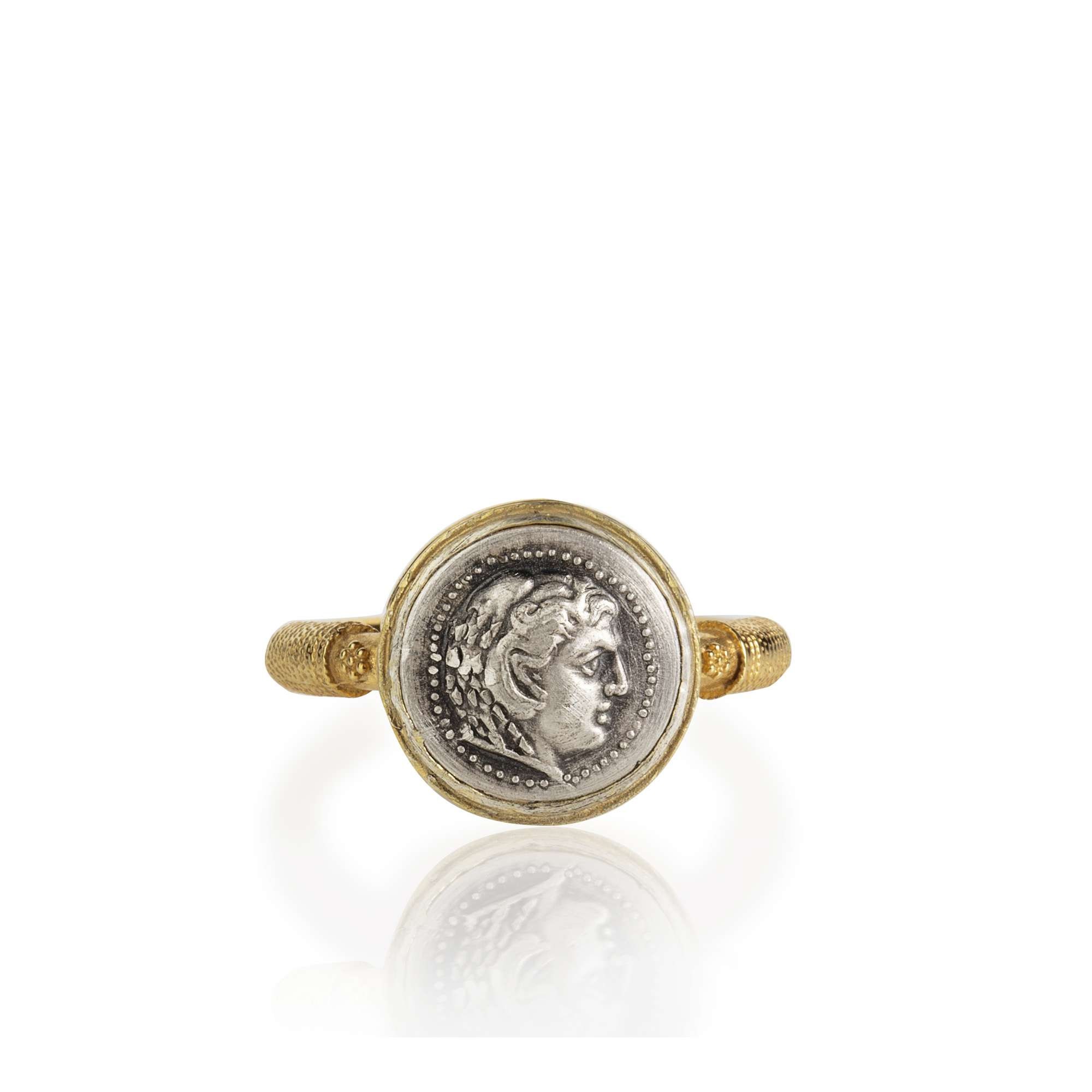 Alexander the Great Ring Silver Coin Ring Ancient Greek Ring King ...