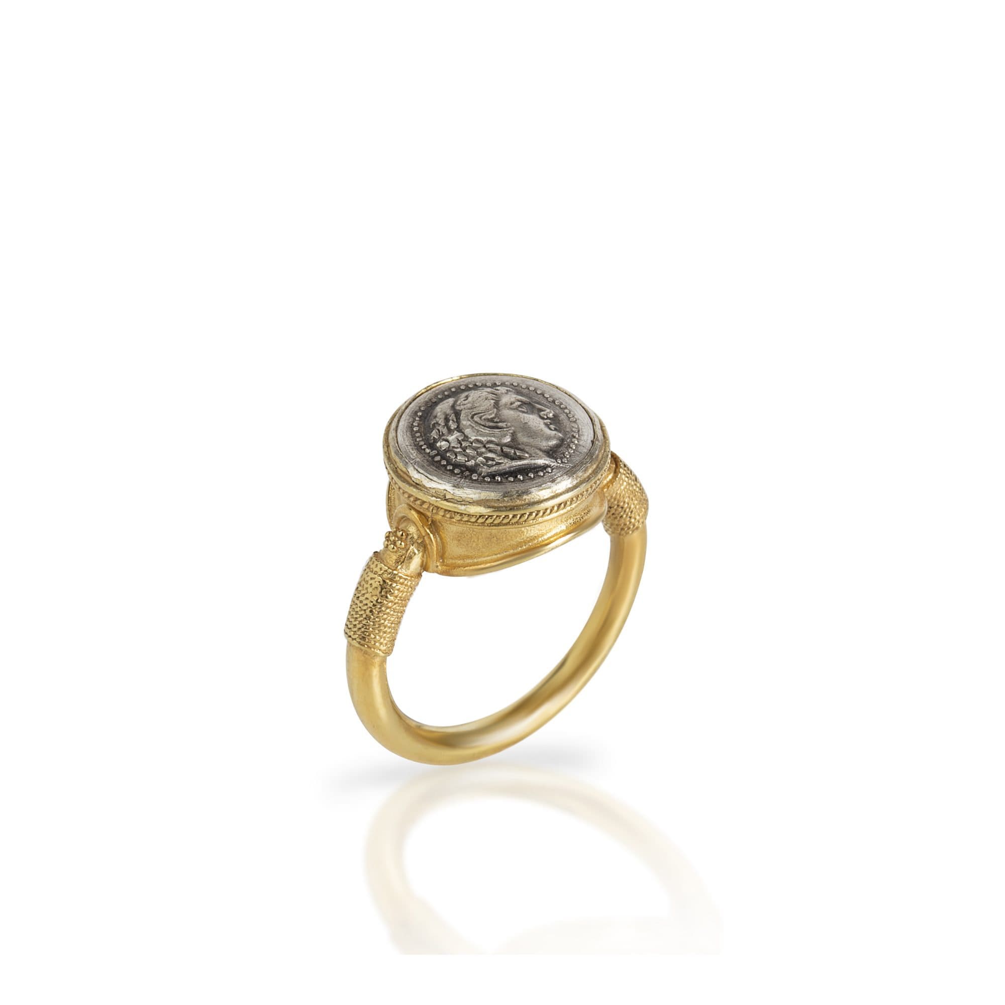 Alexander the Great Ring Silver Coin Ring Ancient Greek Ring King ...
