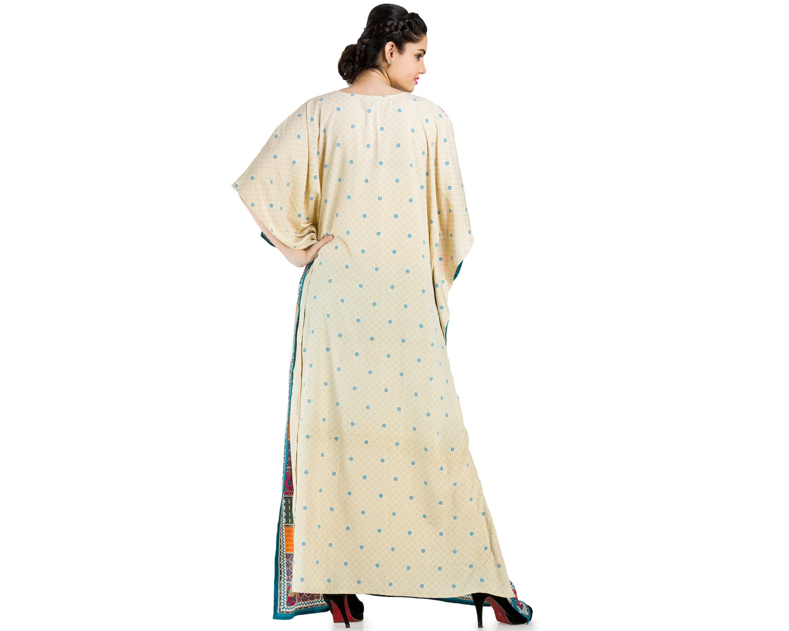 Floral Plus Size Kaftan Dresses for Women Bohemian Summer Caftan Dress ...