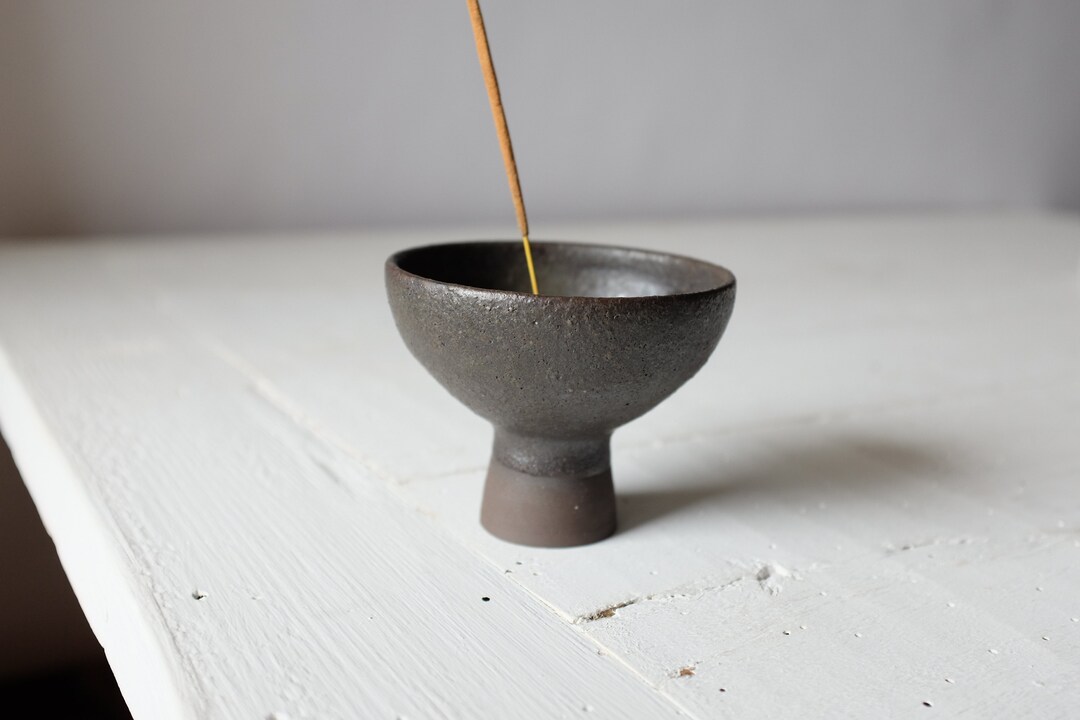 Simple Incense Holder, Ceramic Incense Burner, Handmade Pottery Incense ...