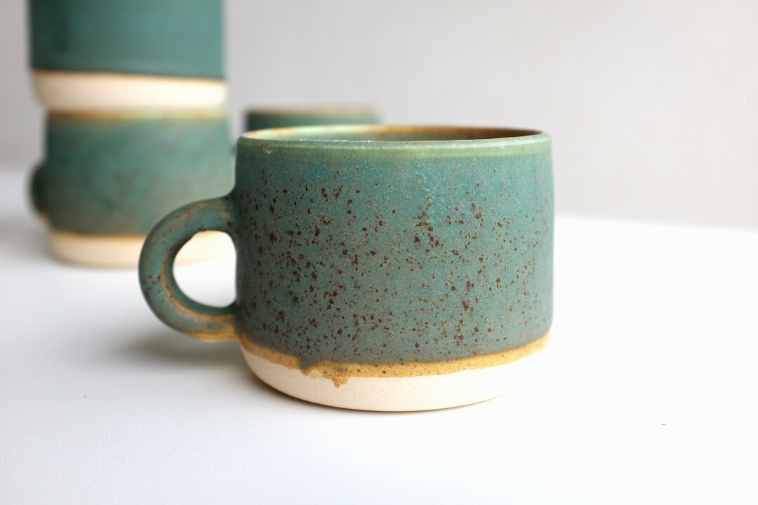 Modern Ceramic Mug Handmade / Minimalist Stoneware Mug / - Etsy