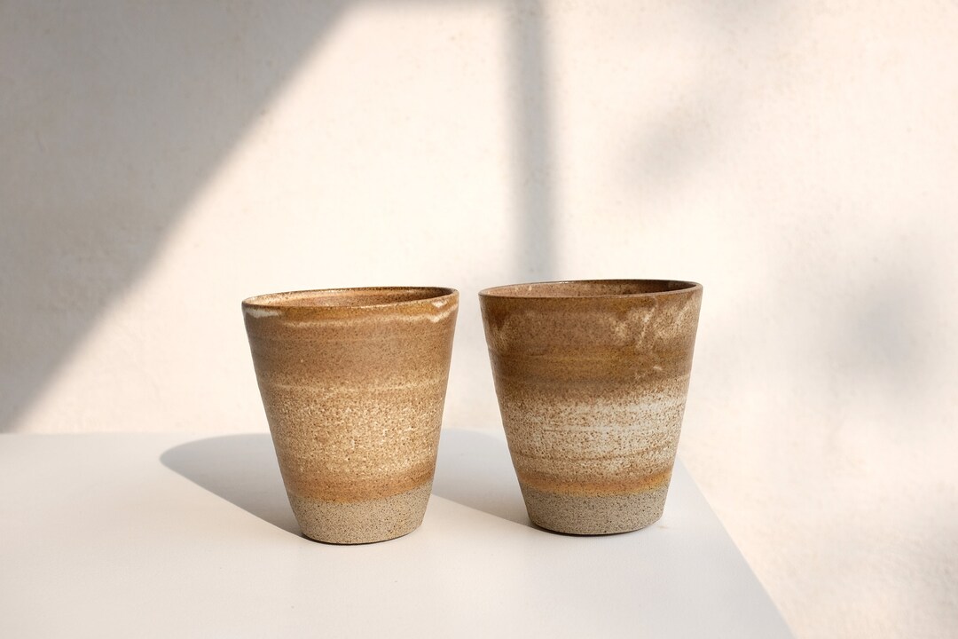 Ceramic Coffee Tumblers - Handmade Pottery Tumblers - Coffee Lovers ...